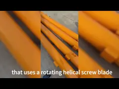 China 50Tph Screw Conveyor Feeder Spiral Screw Conveyor High Speed Flexible for sale