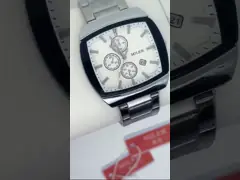 China Custom Logo Quartz Waterproof Fashion Watch for Men Date Stainless Steel Watches Wrist Watch for sale