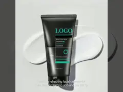 Men'S Sea Salt  Face Cleaner Amino Acid Refreshing Facial Cleanser