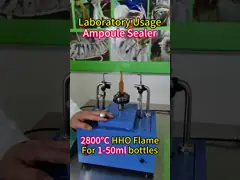 Macchina di sigillatura di riempimento del pedale/automatica fiala con regolazione in altezza 0-150mm