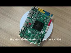 China 1 RS485 Serial Port Ubuntu Motherboard With LCD Output Ethernet 1000M Network support for sale