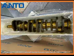 32B20-10031 Crankshaft HYUNDAI Excavator Spare Parts For R160LC-7 R180LC-7