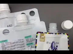 custom size Plastic Spout With Cap Spout Cap For Coffee Standing Up Pouch