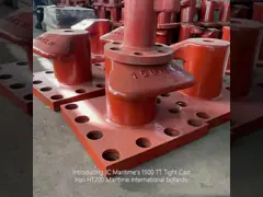 1500T Tee Type Cast Iron HT200 Maritime International Bollards Ship's Bollard Small Boat Bollards Boat Bollard Stainless Steel Mooring Bollards Cast Iron Mooring Bollards Galvanized Mooring Protection