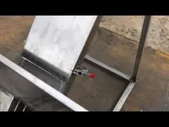 U-shaped Automatic Feeding Single-axis Spiral Conveyor For Chemical Powders Made Of Stainless Steel