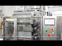 China 2025 Automatic Packing Machine for Wet and Dry Powder Granule Snus Pouch 20 Lanes Packing Machine for sale