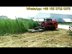 1200kg JC120 Skid Steer Loader 0.55m3 Bucket with Cummins engine and Brush Cutter