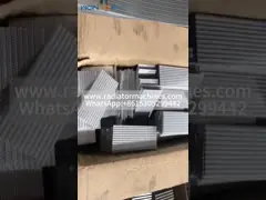 Lanced Offset Wavy Plain Heat Exchanger Fins for Power Generator, Ships, Planes, Electrical Vehicles