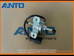 4626347 Fuel Pump HITACHI Excavator Spare Parts Fitting For ZX16-3 ZX17U-2