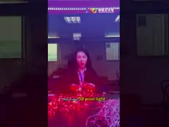 China 3D Effects LED Pixel Light for LED Curtain Display 10mm*28mm Power 0.3W for sale