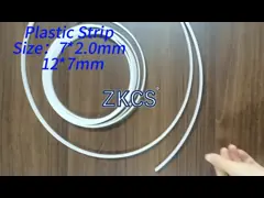 Plastic strip for cold shrink tube