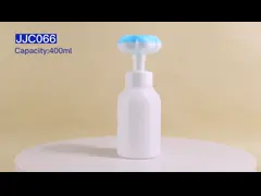 China Luxury HDPE Plastic 400ml Blue Plastic Pump Dispenser Hand Wash Bottles, Liquid Soaps Bottle Empty Hand Sanitizer Bottle for sale