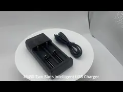 Cina Caricabatterie ricaricabile USB intelligente 2 slot per batterie per torce in vendita