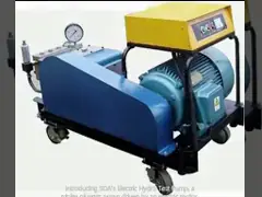 China Electric Hydro Test Pump Hydrostatic Pressure Testing Equipment Explosion Proof for sale