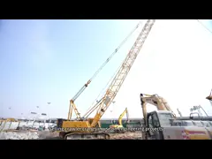 China Second Hand 100T Crawler Crane 120m/Min Lifting Speed For Wind Farm for sale