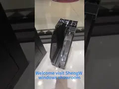 Double glass sliding windows