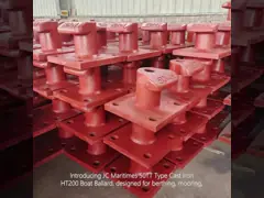 50T Tee Type Cast Iron HT200 boat bollard dock bollards maritime international bollards Marine Mooring Steel Bolt Wholesale Mooring Bollards Bollards in Ship Galvanized Mooring Protection