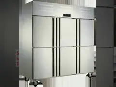 55/2000  Model D1.6L6 six-door luxury low temperature air-cooled freezer, size: 1820*700*1938