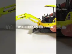 China Komatsu PC30MR Mini Excavator 1/32 Scale Die-Cast Metal Model Collectible Toy for sale