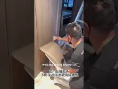 Película decorativa autoaderente de PVC para parede e teto, decoração de portas