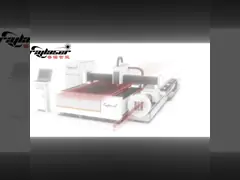 macchina di taglio laser a fibra di lamiera con servomotore programmabile