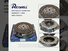 New Original Automotive Parts Dual Clutch Kit 270mm Clutch Cover & Clutch Disc Plate KM-119R 2300A074 for Mitsubishi L200 4N15