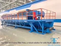 China 2.2kw Filter Press Machine High Pressure Filter Press For Sludge Dewatering for sale