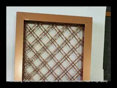 304 Cabinet Decorative Wire Mesh Stainless Steel  Wire Mesh Screen