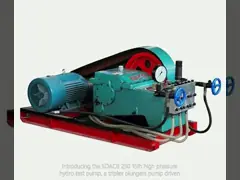 China High Pressure Hydro Test Pump Hydraulic Water Test Pump For Valves for sale