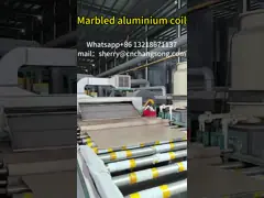 Marbled aluminium coil for Interior Decoration