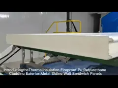 Excellent Insulated PU Core Polyurethane Sandwich Panel