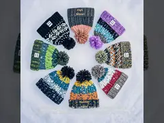 Argyle Pattern Type Fisherman Beanie Warm Knitted Skull Cap For Men Women ODM Designs