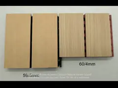 Stadium Natural Veneer Sound Absorbing Grooved Acoustic Panel 59/5mm
