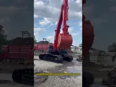 수입 원본 히타치 ZX200-5 사용 크롤러 발굴기 건설 작업에 20 톤