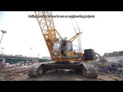 China Used 150T Crawler Mounted Tower Crane For Operation In Narrow Space for sale