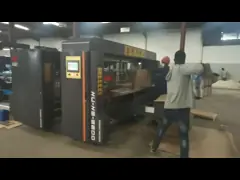 70kw Automatic Corrugated Box Folder Gluer Machine High Speed Precise Stitching
