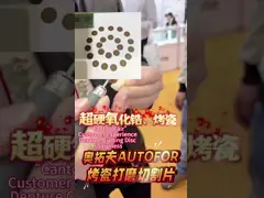 Customers' Canton Fair 'exhibition site experience denture cutting disc cutting sharpness