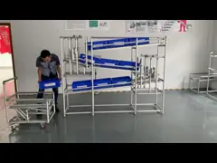 karakuri system-Multi-layer flip reflow rack