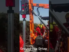 Guardrail Pile Driving Equipment Construction Machinery Hydraulic Pile Driver Machine