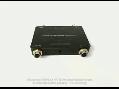 中国 H.265 cofdmのビデオ送信機4Kのビデオ質の産業等級の長期送信機 販売のため
