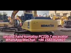 22 Ton Second Hand Komatsu Excavators PC220-7 With Direct Injection Engine