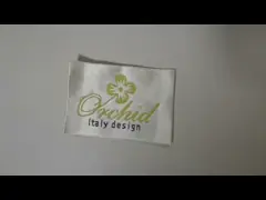 China T Shirt Washable Woven Clothes Labels Selvage Trimming For Garment for sale