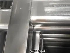 China 14 Gauge Galvanized Steel Cattle Panel Fence Package Plastic Film for sale