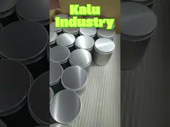 Food Grade 0.5L 500ml Big Aluminum Tin Box Tin Container Tin Jar With Screw Lid