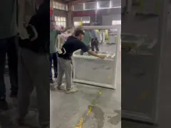 China Secure Stylish Reinforced Vinyl Single Hung Windows With Lock Compatibility for sale