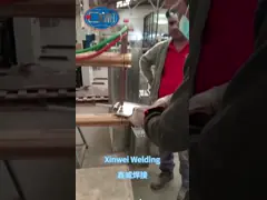 Welding air duct products with spot and projection welding machine