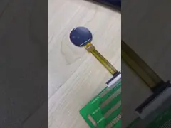 China 0.99'' 128x115 Mini Circular TFT LCD Module 1 Inch 4 Wire SPl 12 Pin Gc9107 for sale