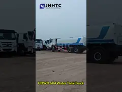 Sinotruk Howo 6x4 Sprinkling Water Tank Truck 351 - 450hp