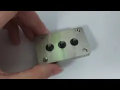 China 23.7mm Steel Pin with One Tapered End and Small Square Plate for Air Conditioner Compressor Sealing Terminal Plate for sale