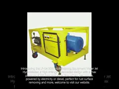 Cina Eliminazione di superficie di brillamento idro di Jet Hydro Blaster For Rust dell'acqua dell'attrezzatura in vendita